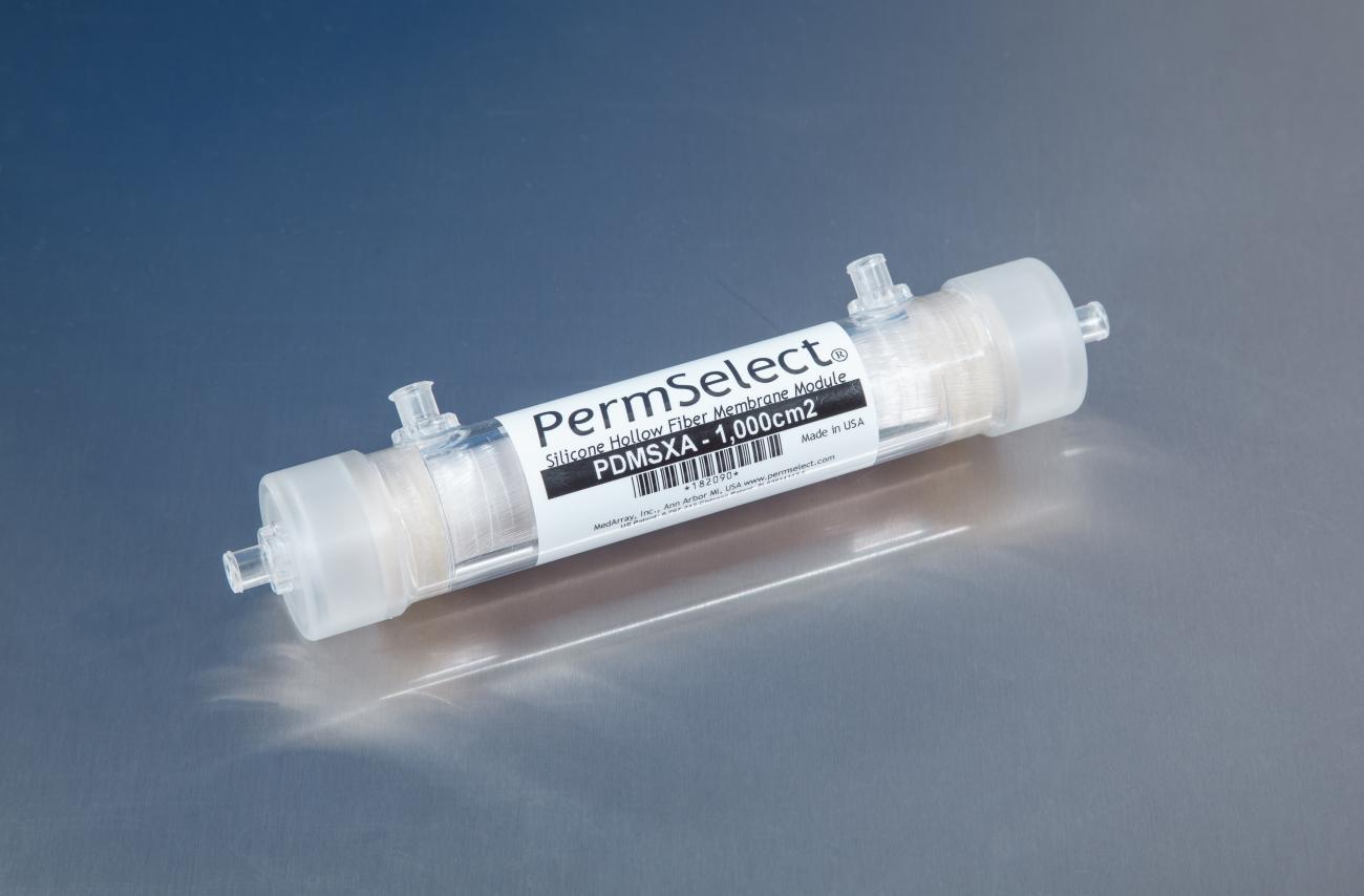 PDMSXA-1000: PermSelect® 1,000 centimeter sq. membrane module | PermSelect-MedArray